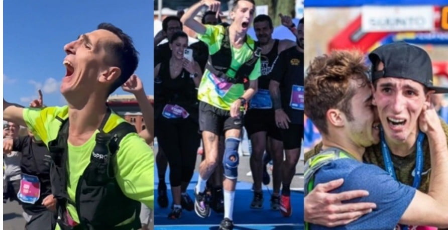 Atlet Alex je prva oseba s cerebralno paralizo, ki je pretekla maraton ...